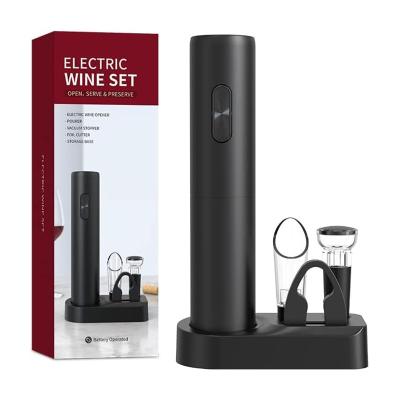 China Engraved Wine Electric Bottle Opener Personalized Automatic With Dry Battery for sale