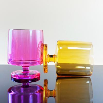 China Stackable Reusable Plastic Wine Glasses Customize Logo Personalized Design Cups à venda