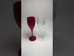 Poolside di plastica di Champagne Glasses Flutes For Tub del policarbonato verde di Perrier Jouet