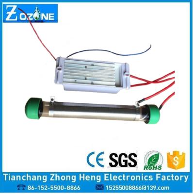 China 80W 7000mg Tube Ozon Generator Quartz Tube Luchtzuiverings Tube Te koop