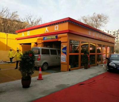 中国 北米・南米市場向け9ブラシコンベアベルトの全自動エクスプレストンネル洗車機 販売のため