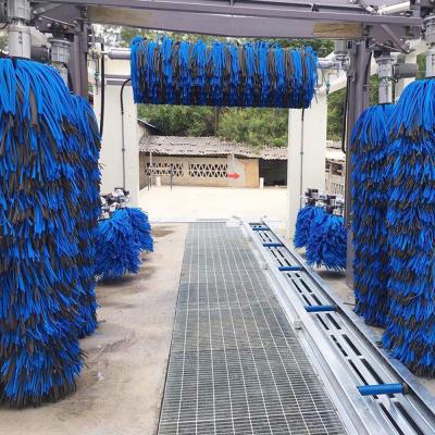 中国 北米・南米市場向け9ブラシコンベアベルトの全自動エクスプレストンネル洗車機 販売のため