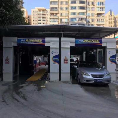 中国 アメリカン・トンネル・カー・ウォッシュ・マシーン (Drive-through Conveyor Belt American Tunnel Car Washing Machine) 販売のため