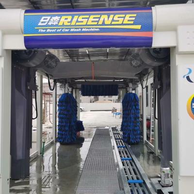 Cina Potenza totale della macchina 39kw Sistema di lavaggio auto completamente automatico con funzione di cera di schiuma in vendita