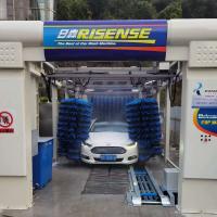 China Customizable Logo Design RISENSE Tunnel Automatic Car Washing Machine with 9 Brushes for sale
