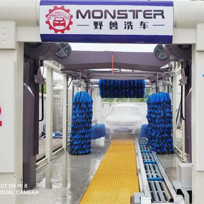 Cina Disegno del logo personalizzabile RISENSE Tunnel Lavatrice automatica con 9 spazzole in vendita