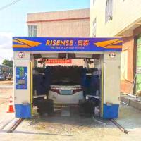 China 380V Fully Automatic Rollover Car Wash Machine With Wheel Brush for sale