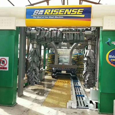China Autotunnelwasmachine met 1 omwenteling 1 minuut 12 seconden Wastijd Te koop
