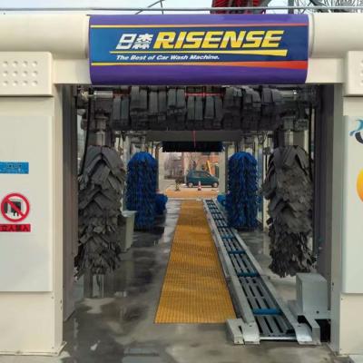 China Autotunnelwasmachine met 1 omwenteling 1 minuut 12 seconden Wastijd Te koop