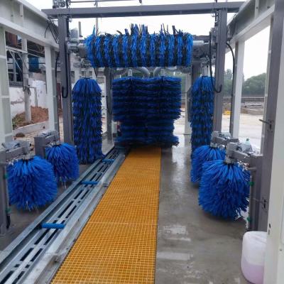 Cina CC-690 attrezzatura di lavaggio auto a tunnel completamente automatica con spazzola di asciugatura ad aria in vendita
