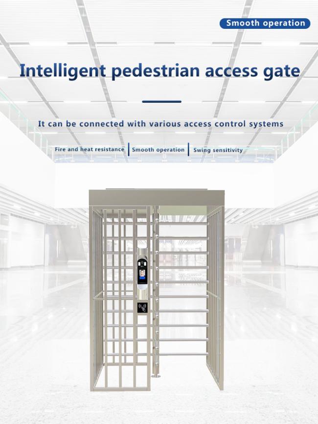 China Factory Made High Quality Automatic Security Revolving Full Height Turnstile Gate Automatic Gate Control 7