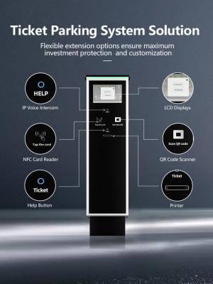 China Eliminate Parking Congestion: All-in-One Smart Kiosk for Combined Ticket and Payment Processing for sale