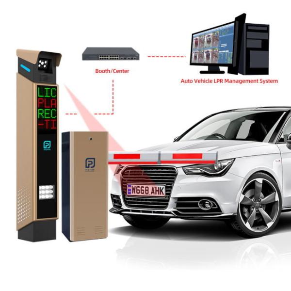 Quality Secure Parking Management With LPR Parking Controller 5MP Camera And LED Display for sale
