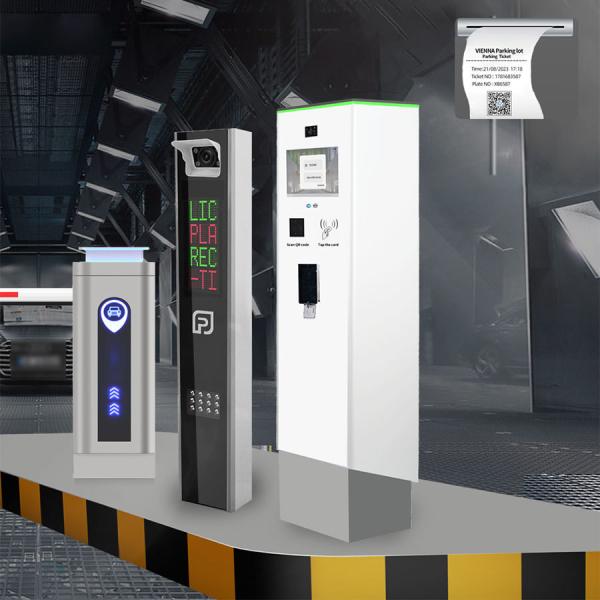 Chiosco biglietto di parcheggio con lettore di carte NFC QR Code 10,1 pollici macchina biglietto di uscita