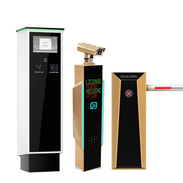 Quality Multilingual Smart Parking Solution QR Code And NFC Parking Ticket Kiosk for sale