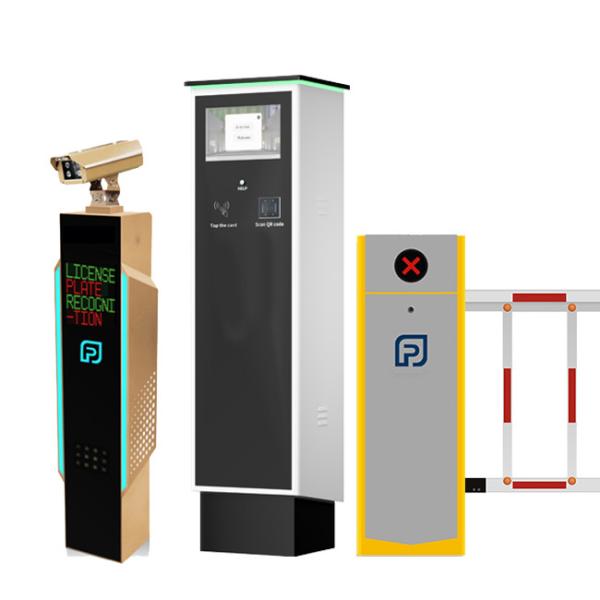 Quality Multilingual Smart Parking Solution QR Code And NFC Parking Ticket Kiosk for sale