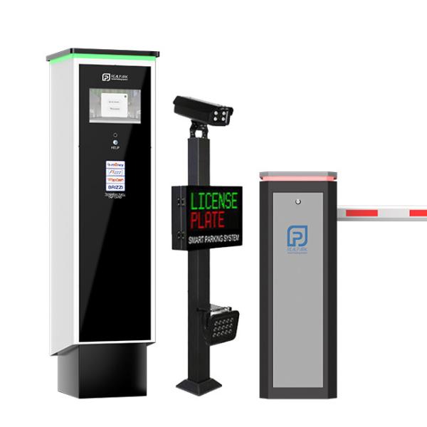 Quality 24VDC Motor Car Park Barrier Arm Smart Barrier Gate For LPR Parking Solution for sale