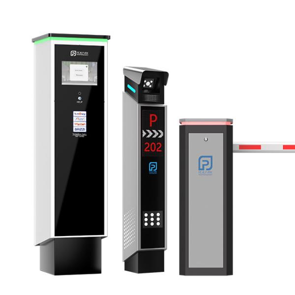 Quality Secure Parking Barrier Gate with Straight Arm 24V Input Voltage and DC Brushless Motor 150W for sale