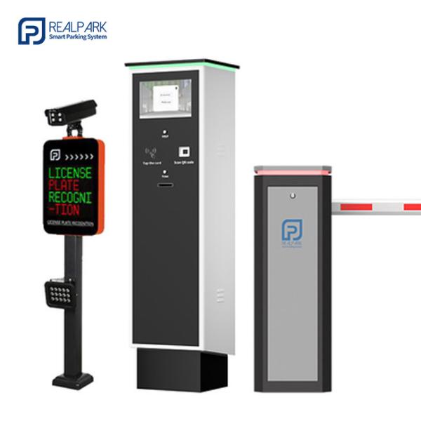 Quality 24VDC Motor Car Park Barrier Arm Smart Barrier Gate For LPR Parking Solution for sale