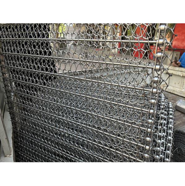 Quality Pizza Oven 304 Stainless Steel Wire Mesh Conveyor Belt For Baking for sale