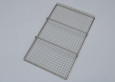 China 2mm-10mm Hole Size Stainless Steel Mesh Tray For Baking And Drying for sale