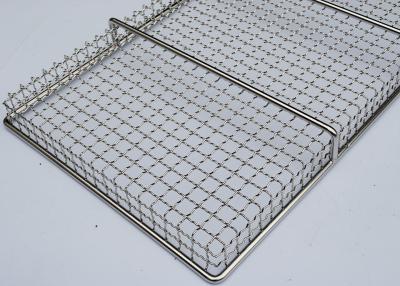 Cina Telaio a maglia in acciaio inossidabile resistente al carico per forno 3-15mm Dimensione del foro Durabilità in vendita
