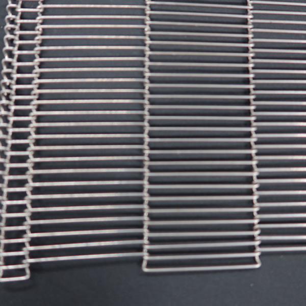 Quality Ladder Link Wire Mesh Conveyor Belt For Cooking 5mm To 15mm Chain Pitch for sale
