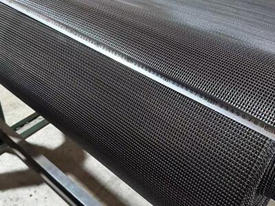 Cina Cintura trasportatrice a filo piatto di acciaio inossidabile a forno laminato / Cintura trasportatrice a catena in vendita