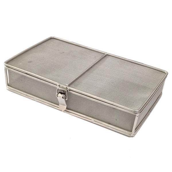 Quality 304 316 Stainless Steel Mesh Tray Square For Cleaning Anti bacteria for sale