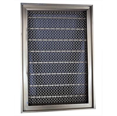 China Customized Stainless Steel Decorative Architectural Mesh For Floor Grilles And Cabinet Doors for sale