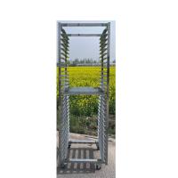 China 304 Bread Pan Ss Tray Rack Trolley Support Size Customization Cooling Rack Trolley for sale
