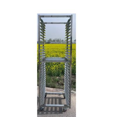 China 304 Bread Pan Ss Tray Rack Trolley Ondersteuning Grootte Aanpassing Koelrek Trolley for sale