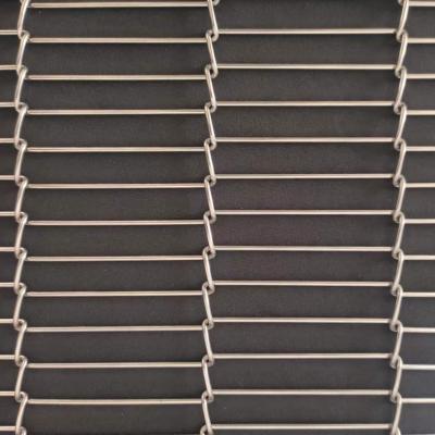 China Stainless Steel 304 Metal Conveyor Belt 200-4000mm Width for sale