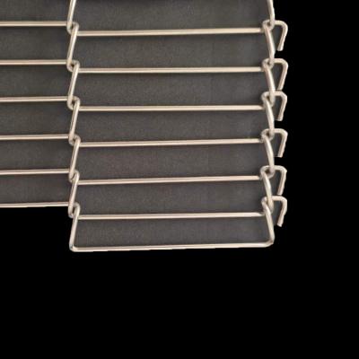 China High Temperature Resistant Chain Metal Stainless Steel Flat Wire Mesh Conveyor Belt for sale