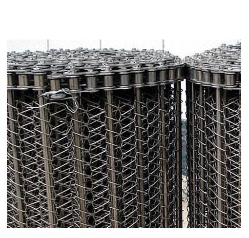 Quality 304 Stainless Steel Hinged Balanced Spiral Mesh Conveyor Belt for Stable Conveying in Food and Chemical Industries for sale