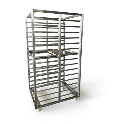 China Stainless Steel Bakery Tray Rack Trolley for Hotel Restaurant Kitchen for sale