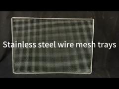 Sfridamento o cottura Ss Mesh Tray Food Grade Oven Tray Mesh