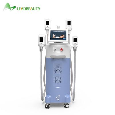 China Newest Cool Tech Liposuction Fat Freezing Body Slimming Machine with 4 Cryo Handles weight loss for sale