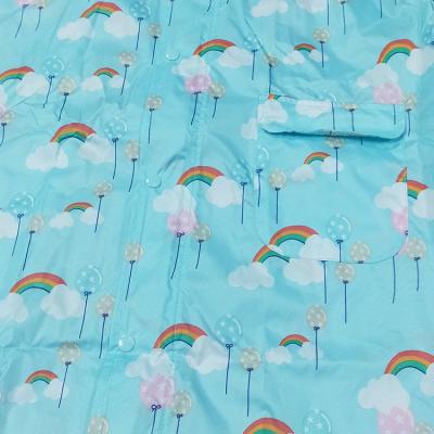 Cina l'impermeabile impermeabile dei bambini di 75*56cm, PEVA scherza il cappotto impermeabile lungo in vendita