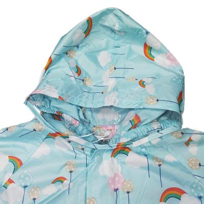Cina l'impermeabile impermeabile dei bambini di 75*56cm, PEVA scherza il cappotto impermeabile lungo in vendita