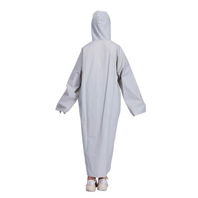 Cina l'impermeabile delle donne lunghe impermeabili con Hood Recycling EVA Material 100% in vendita