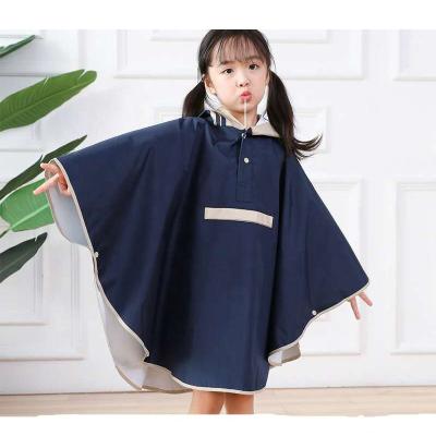 China TPU alinhou a capa de chuva Poncho Breathable Windproof impermeável das crianças à venda