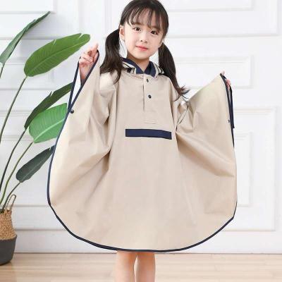 China TPU alinhou a capa de chuva Poncho Breathable Windproof impermeável das crianças à venda