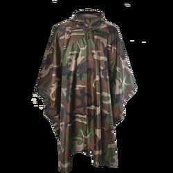 Cina Gli adulti multifunzionali piovono il poncio impermeabile del cammuffamento militare dei cappotti con il cappuccio in vendita
