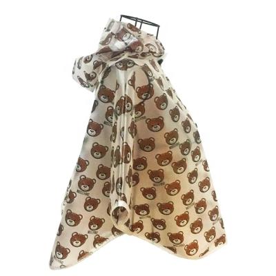 Cina PEVA scherza la borsa lunga del opp di Poncho Water Resistant del chiaro impermeabile imballata in vendita