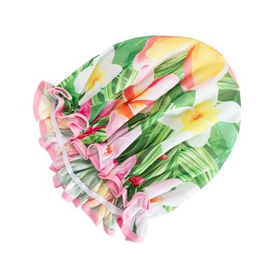 Cina Lo strato doppio EVA Shower Cap Odorless Multifunctional BSCI ha approvato in vendita