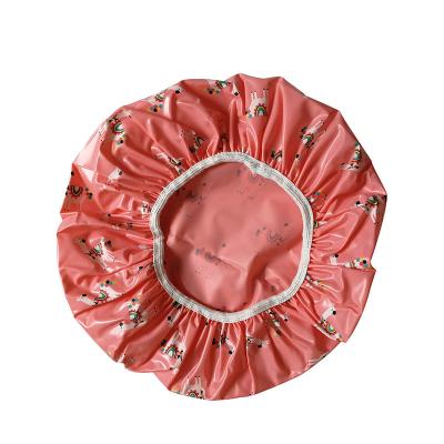 Cina Cuffia da doccia riutilizzabile per il rosa a un solo strato di spessore dei bambini 0.13mm in vendita