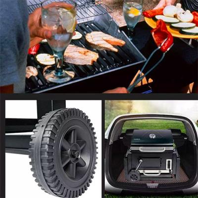 China 16 Inch Draagbare Houtskool Barbecue Grill Winkelwagen Bbq Outdoor Tuin Camping Te koop