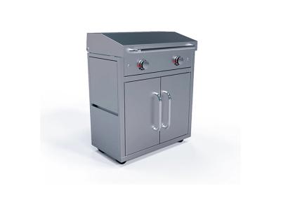 Cina Carrello per barbecue all'aperto con ruote in gomma Carrello assemblato portatile 77 libbre in vendita