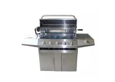 Cina 32 pollici piccola griglia per barbecue a gas indipendente da campeggio portatile da esterno 5 fuochi in vendita